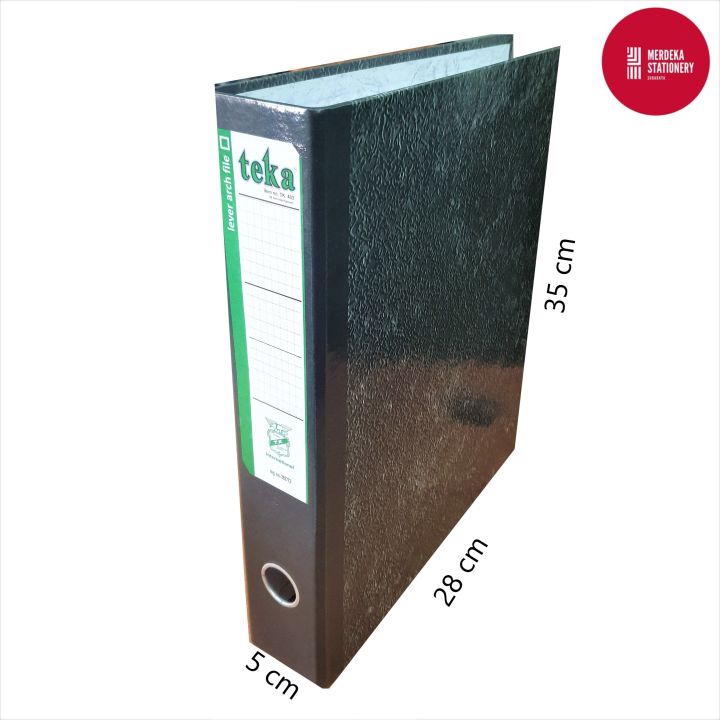 Ordner/Odner/Organizer/Map Small Folio/F4 Teka Hijau Hard Cover 5 cm ...