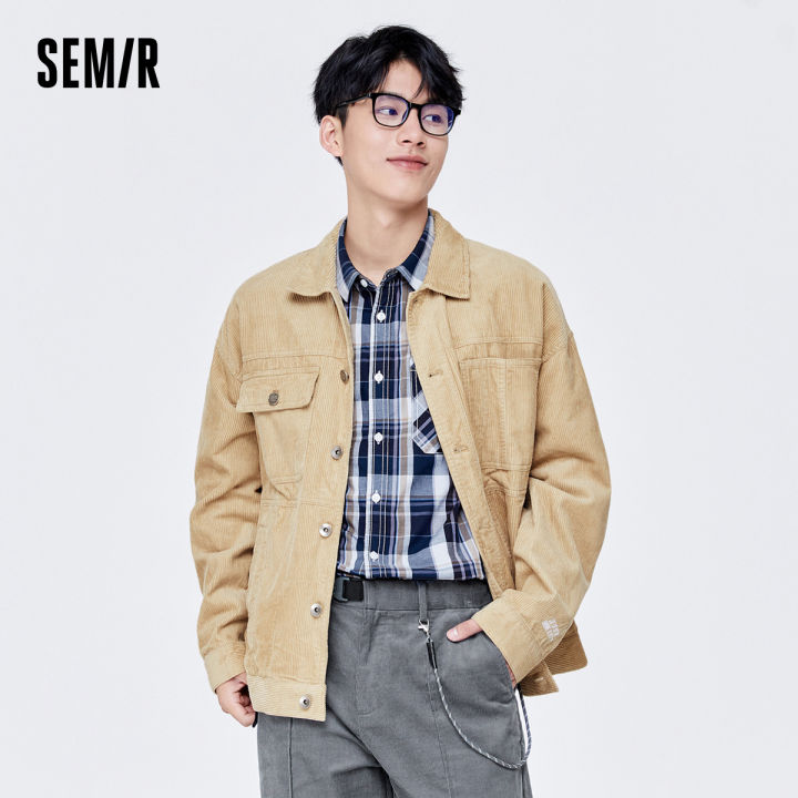 Semir Jacket Men 2022 Autumn New Loose Jacket Retro Hong Kong Style ...