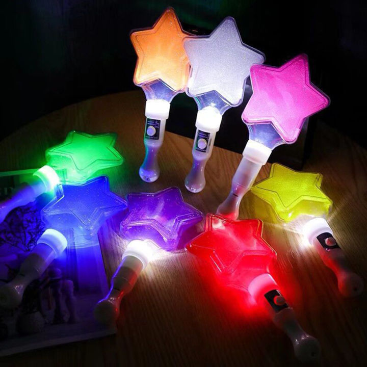 LINHU Kids Toy Fans Support Hand Lamp Fluorescent Stick Performance ...