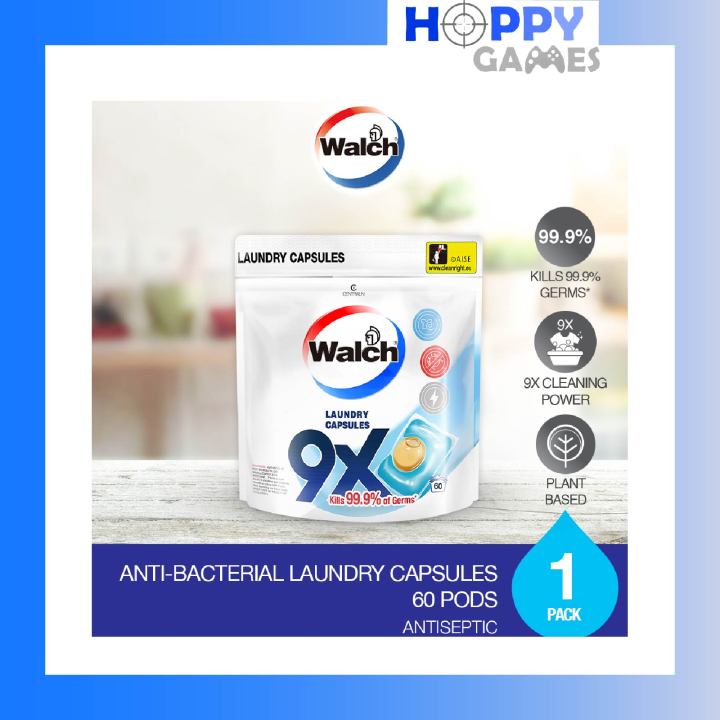 *FREE SHIPPING* [60 CAPSULE PER PACK] Walch Laundry Capsules 9x ...