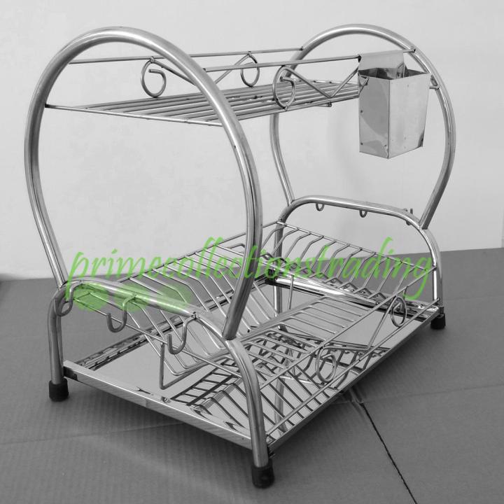 Stainless Dish Rack Circular 12 plates | Lazada PH