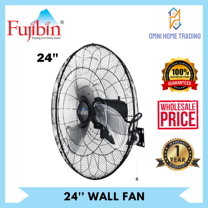 Fujibin FBW-24 24" Powerful Factory Wall Fan (3 Aluminum Blade) | Lazada