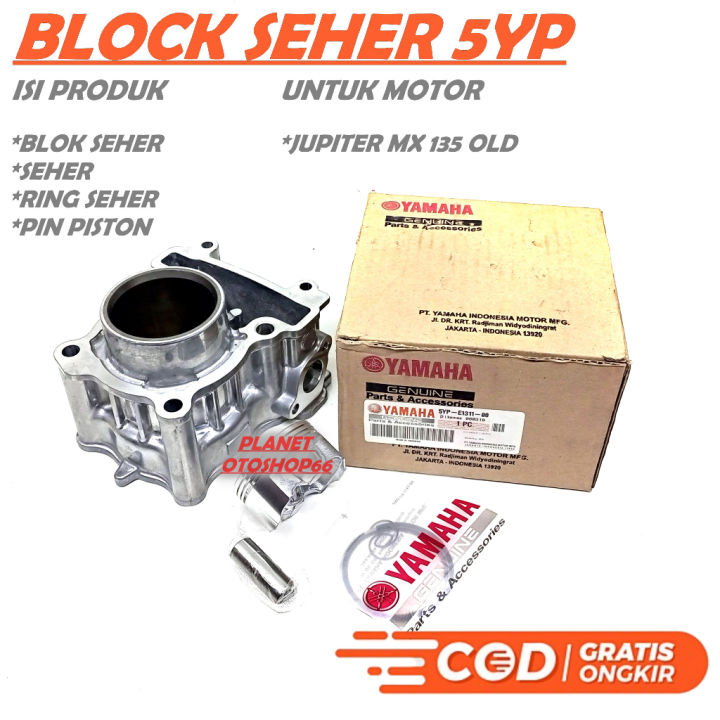 BLOK SEHER 1 SET JUPITER MX 135 OLD / NEW BLOCK CILINDER / CYLINDER ...