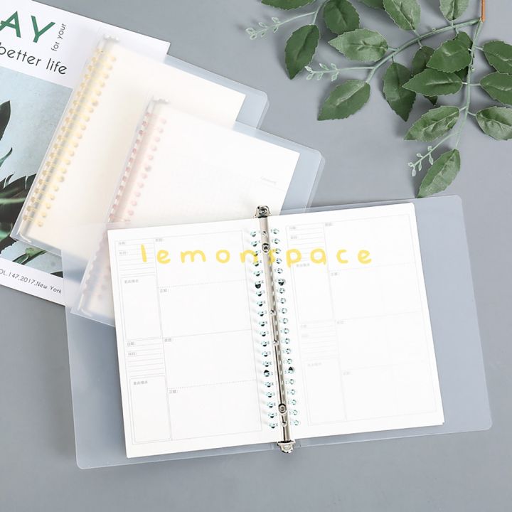 ON HAND Notebook Binder with Metal or Plastic Ring A5 B5 for School ...