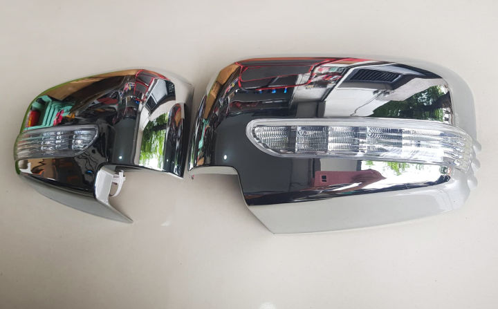 Mitsubishi Strada Triton 2009 to 2015 Chrome Side Mirror Cover With ...