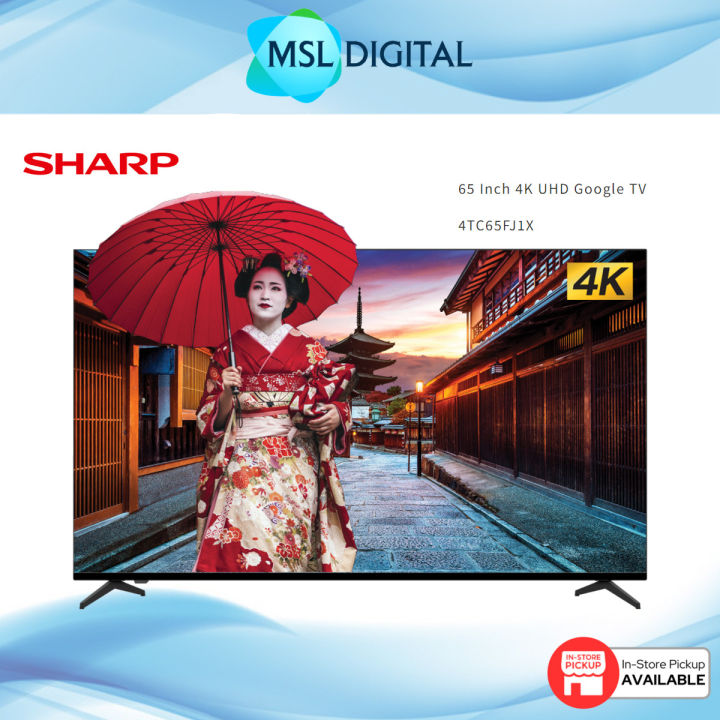 Sharp 65 Inch 4K UHD Google TV - 4TC65FJ1X [65"] | Lazada