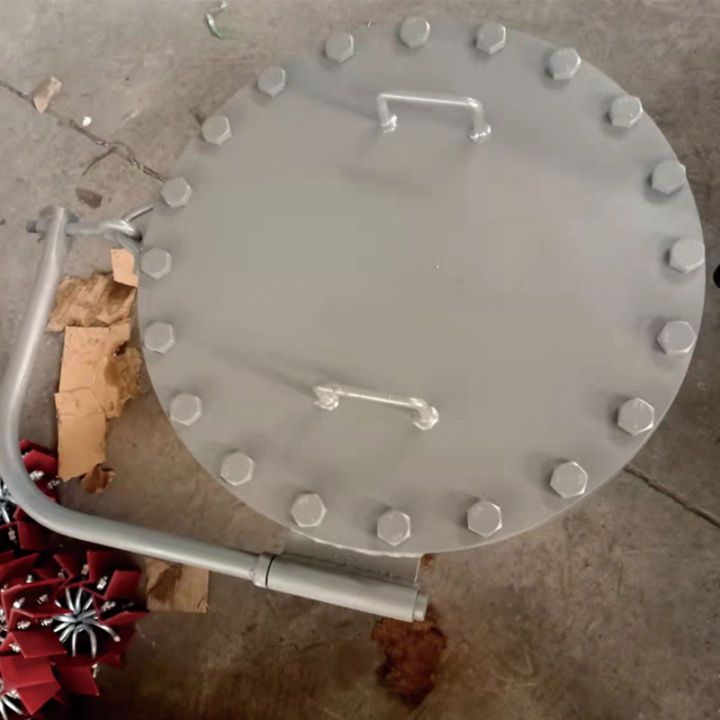 Carbon steel manhole cover stainless steel DN500 atmospheric vertical ...