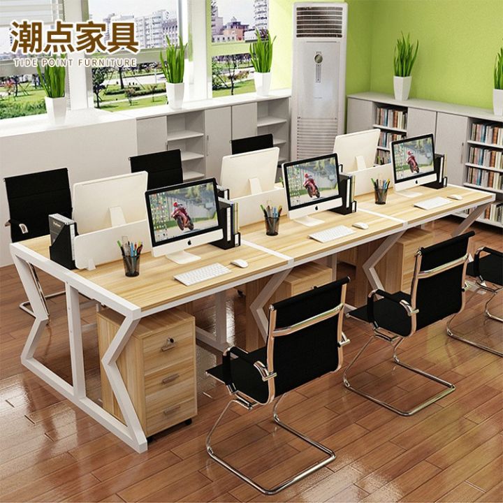 Office Link Desk Table Computer Staff Furniture Workstation Conference ...