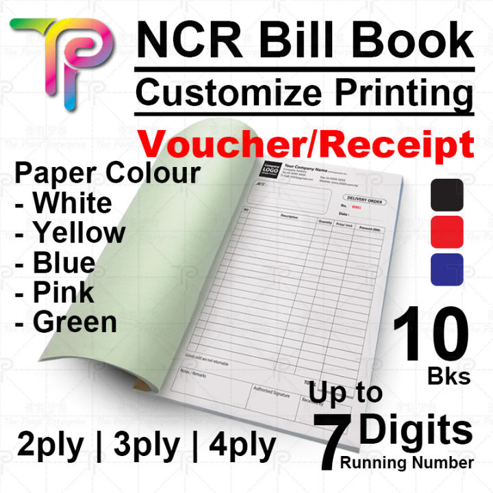 [Pra-pesanan percetakan] [7 hari] NCR Bill Book Baucar pembayaran ...