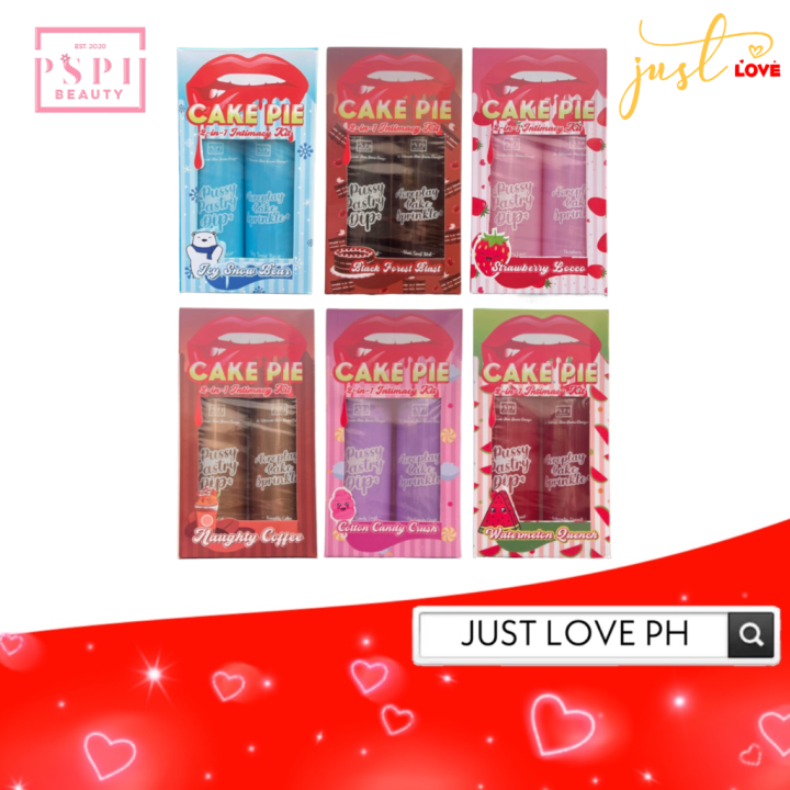 PSPH Cake Pie Intimacy Kit Feminine Wash (Black Forest, Strawberry ...