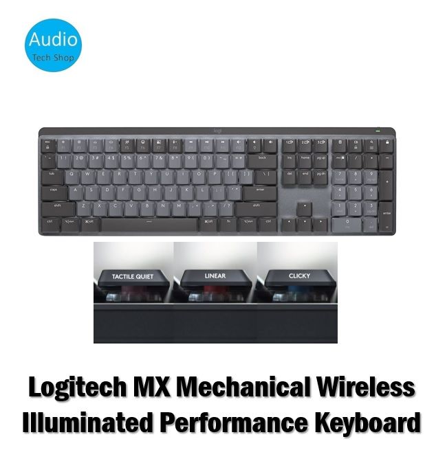 Logitech MX Mechanical Wireless Illuminated Performance Keyboard ...