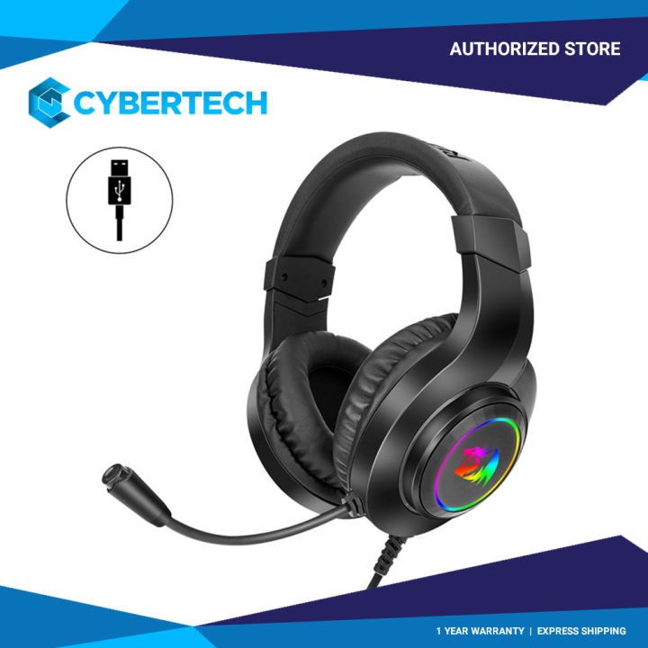 REDRAGON Hylas H371-RGB Virtual 7.1 Sorround Sound RGB USB Wired Gaming ...