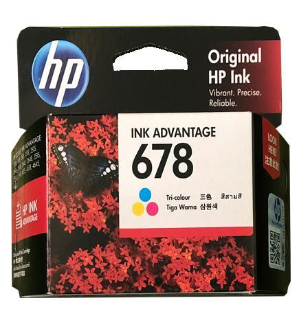 HP 678 Tri- color Original Ink Cartridge | Lazada PH