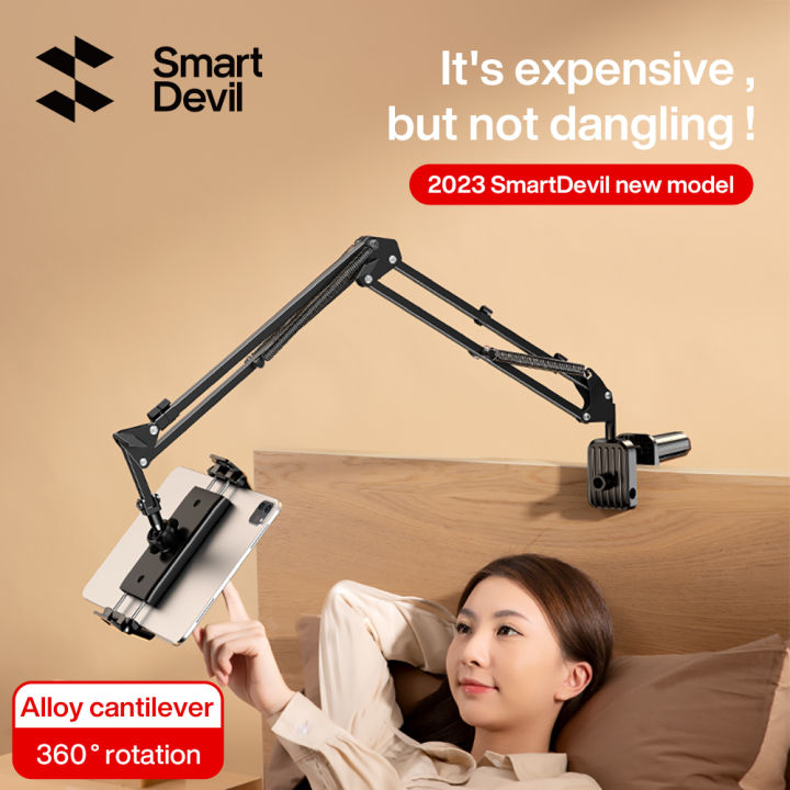 SmartDevil 360° Rotation Lazy Phone Holder Fold Stand for iPhone 14 Pro iPhone 13 Pro iPad Pro ...