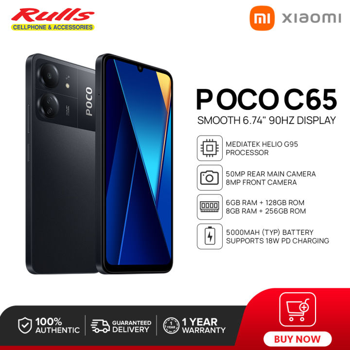 Xiaomi POCO C65 Smartphone | 6GB+128GB / 8GB+256GB | MediaTek Helio G85 ...