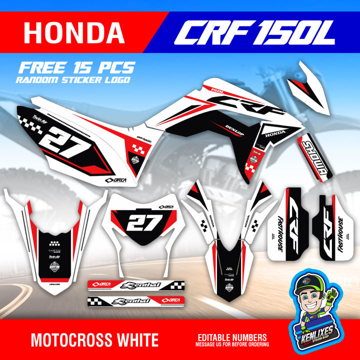 Honda CRF 150 Full Sticker Motor Decals (MotoCross Design) | Lazada PH