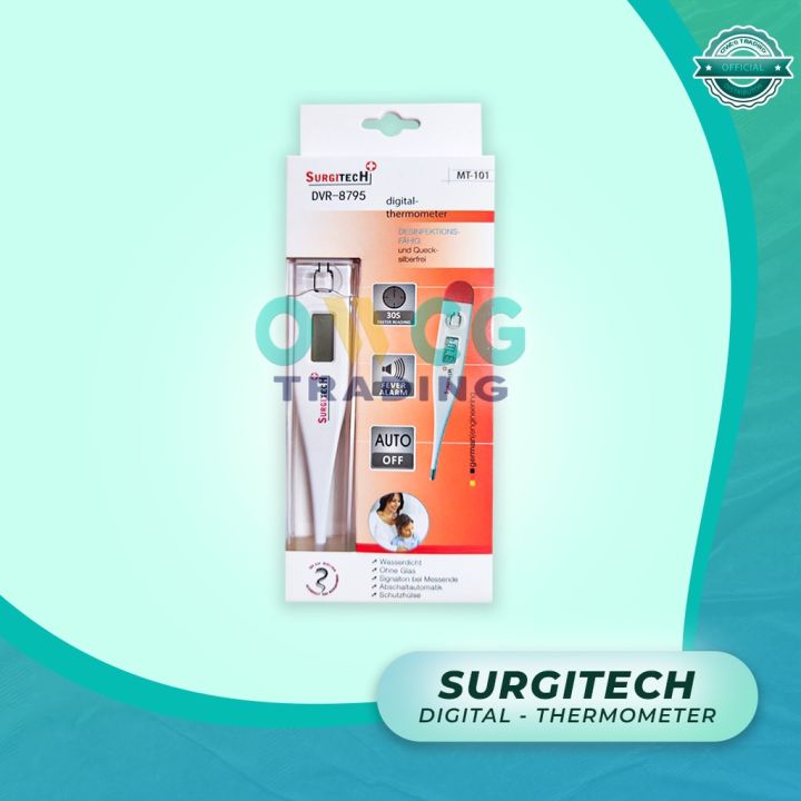 (24 HOURS SHIP OUT) SURGITECH Digital Thermometer with Automatic Alarm ...