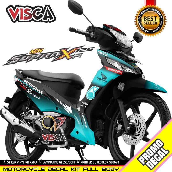 Decal Supra X 125 Fi Modif Keren Stiker Supra X 125 Fi Full Body Stiker ...