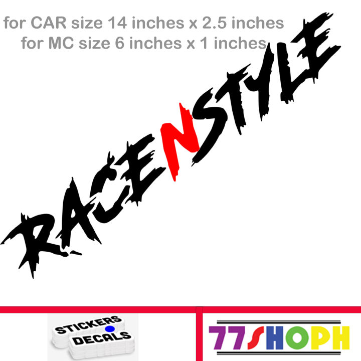 Race N Style Decal Sticker | Lazada PH