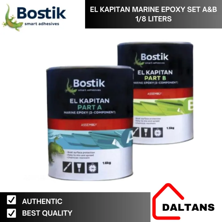 MARINE EPOXY EL KAPITAN BOSTIK MULTIPURPOSE EPOXY FOR BONDING FINISHING ...