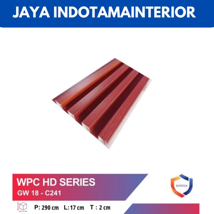 WPC Wood Wall Panel PVC Wallpanel Dekorasi pengganti Stiker Dinding ...
