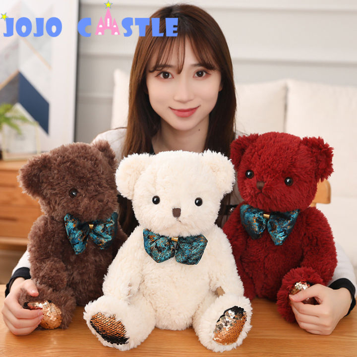 JOJO CASTLE Kawaii Cartoon Little Teddy Bear Plush Toy Stuffed Soft ...