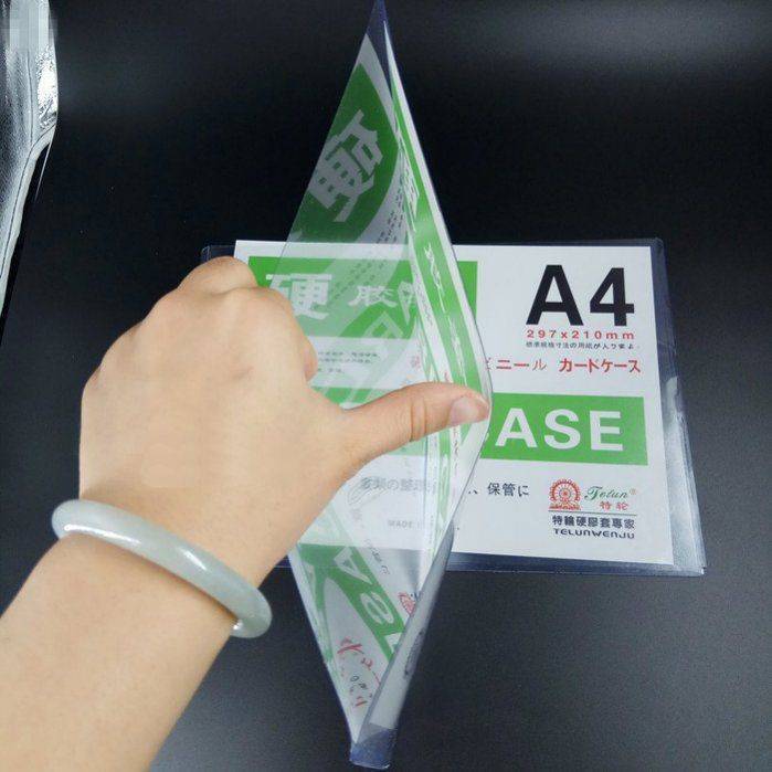 VC Art Hard Card Case A4 High Transparency A5 A3 File Folder Organizer ...