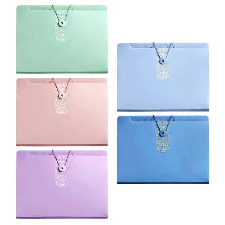 Expandable File Folder 12 Pockets Expanding Document Organiser Sorting ...