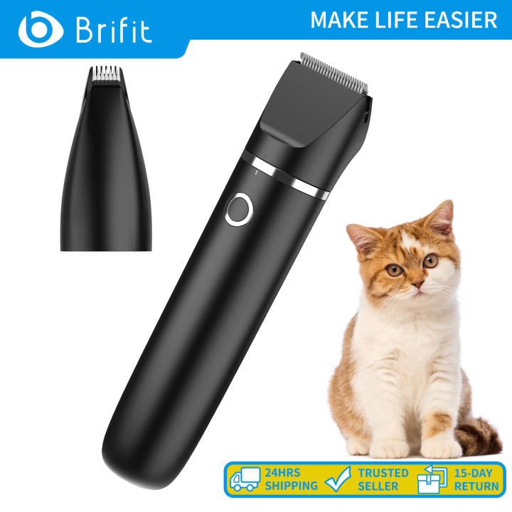 Brifit Dog Clippers with Double Blades, Low Noise Dog Grooming Clippers ...