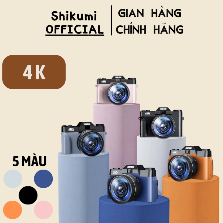(Tặng thẻ nhớ) Bản V2 Kết nối điện thoại Máy ảnh digital Shikumi camera ...