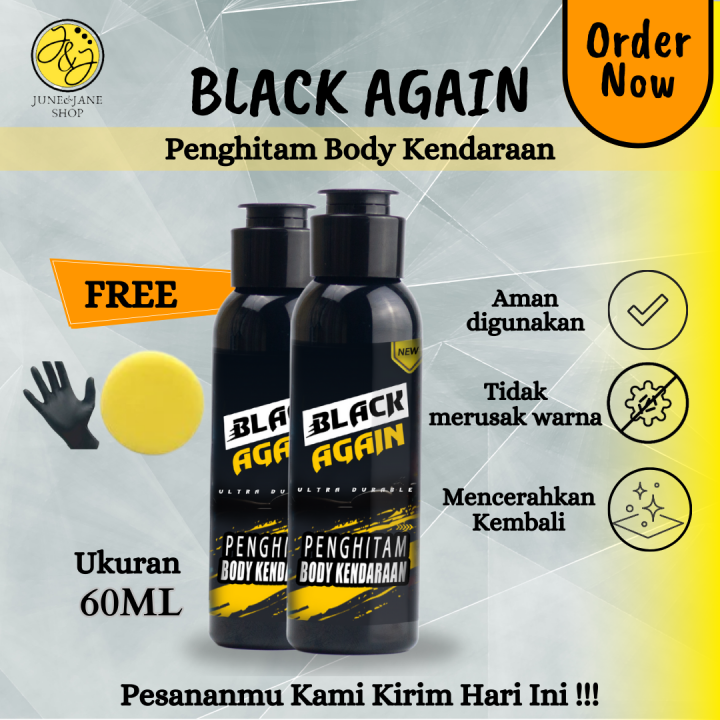 Penghitam Body Kendaraan Motor Pudar Black Again Menghitamkan Body ...