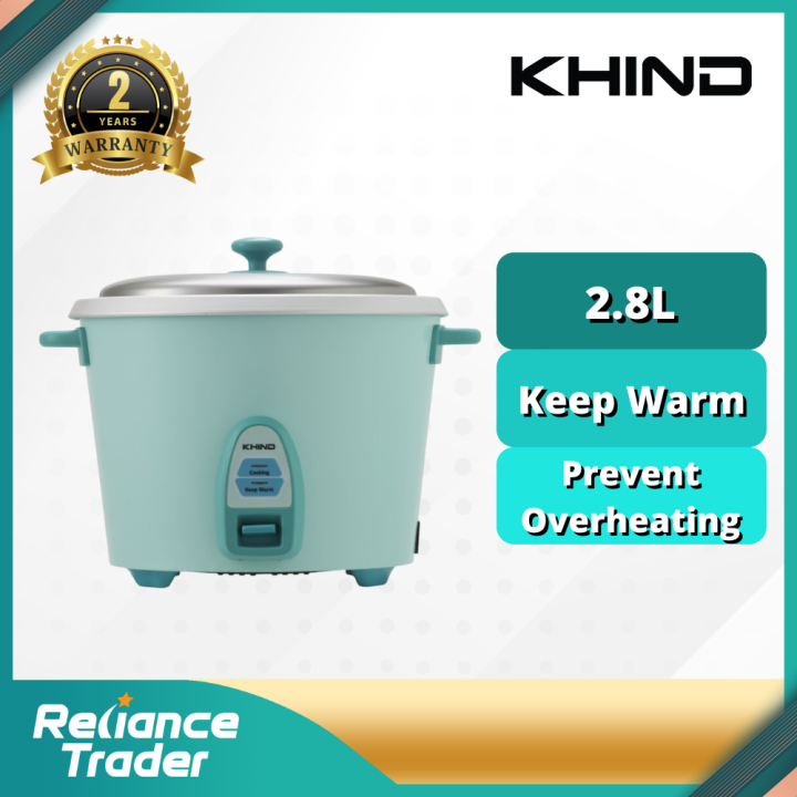 KHIND 2.8L ELECTRIC RICE COOKER RC828N RC828N | Lazada