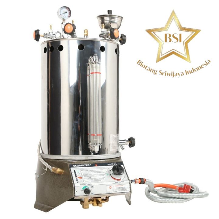 Boiler Otomatis Setrika Uap NAGAMOTO 25 Liter GB-27 NAGAMOTO | Lazada ...