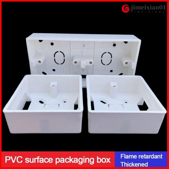 JIMEIXIAN01 Standard 86 Type Switch Socket Box Plastic PVC Wiring ...