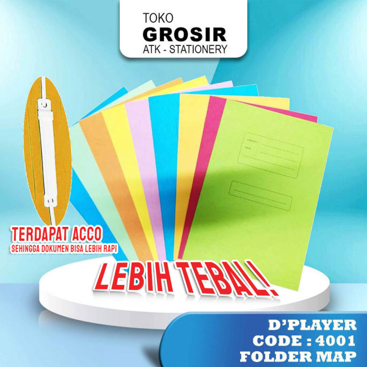 (5 PCS) Stop Map Snelhecter / Map Kertas / Map Acco D Players 4001 Tebal | Lazada Indonesia