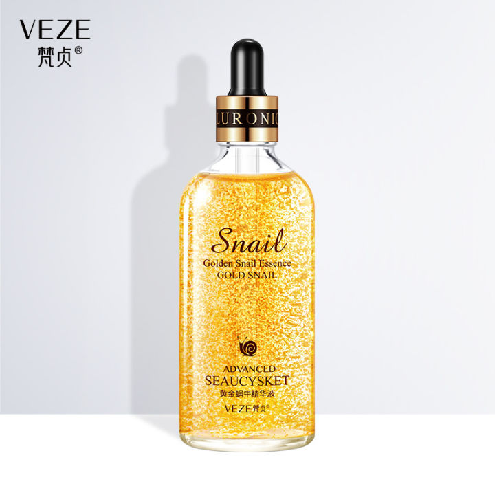 SALE!เซรั่มเพียวโกลด์ VEZE 24K PURE GOLD SNAIL SERUM 100ml. เซรั่มทองคำ ...