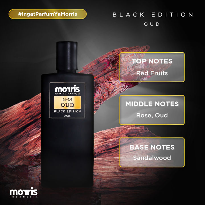 Morris Eau De Parfum Black Edition 100ml - Parfum Pria | Lazada Indonesia