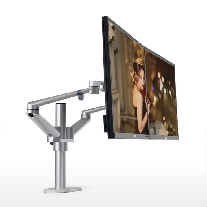 ROCOTECH Dual Monitor Stand for 17-32” LCD/LED Display Aluminum Dual ...