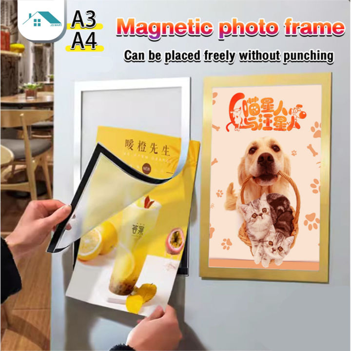 A3 A4 Multi-function Photo frame Wall sticker Display Poster/Photo ...