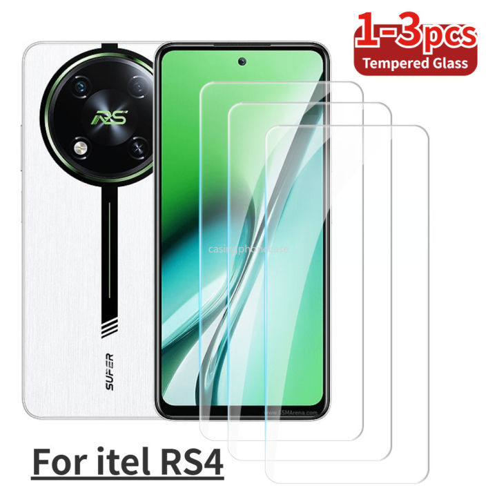 สำหรับ Itel RS4 RS 4 R S4 2024หน้าจอป้องกันหน้าคลุมทั้งหมดกระจกนิรภัย ...