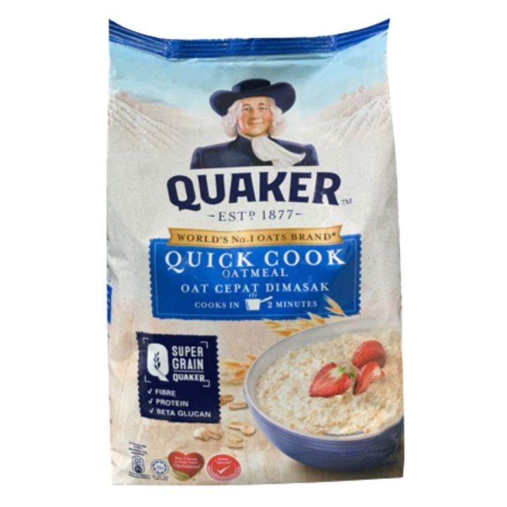 Quaker QUICK COOK Oatmeal 800g (BLUE) | Lazada