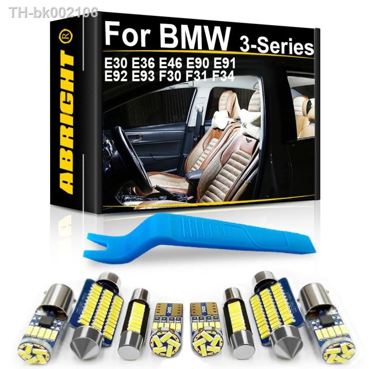 ⊕ Car LED Interior Light Canbus For BMW 3 Series E30 E36 E46 E90 E91 E92 E93 F30 F31 F34 320i ...