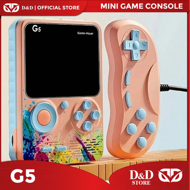 D&D G5 Game Console 500 Games Screen Mini Retro Video Gaming Console ...