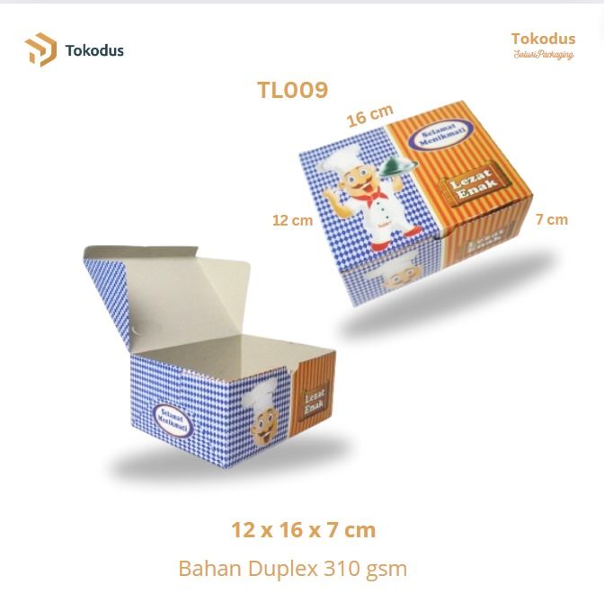 Dus Snack Box 12x16 / Dus Makanan | Lazada Indonesia