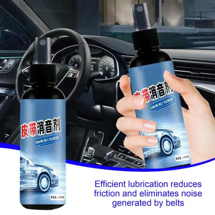 unhm Car Belt Dressing Spray Engine Belts Silencer 100ml Car Noise ...