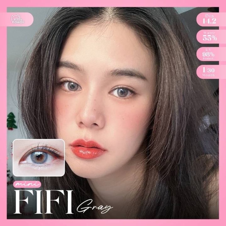 🔥 คอนแทคเลนส์ ขนาดมินิ Brown / Gray Mini FiFi (kittykawaii) | Lazada.co.th