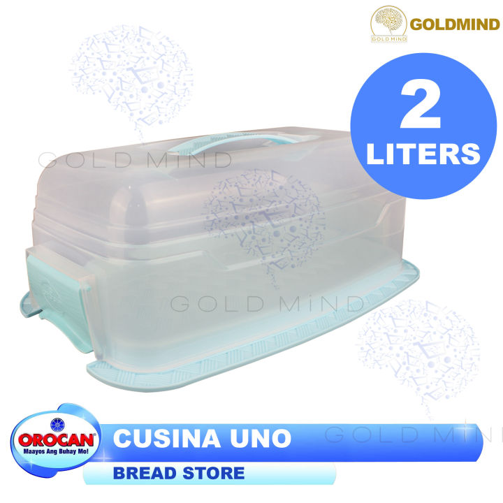 Orocan Bread Storage Food Storage with Cover - 🅶🅾🅻🅳 🅼🅸🅽🅳 Everyday Low ...