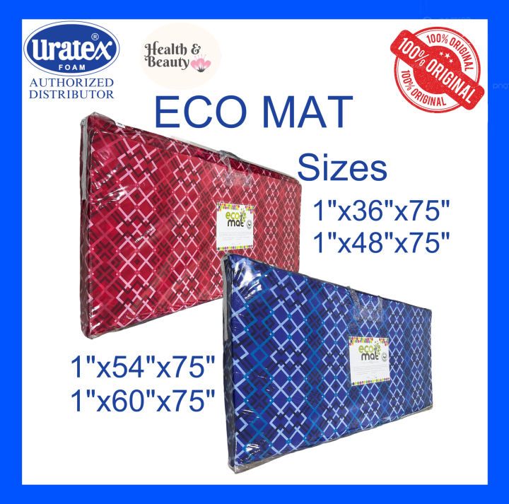 Uratex EcoMat Portable Mattress 1x60x75 Queen Size Random Color | Lazada PH