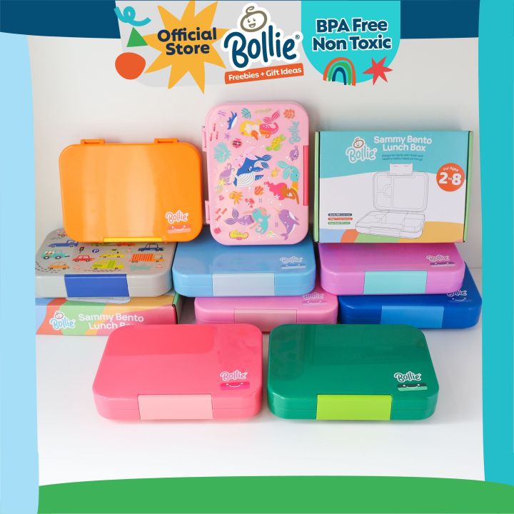 Bollie Baby Sammy Bento Lunch Box with 6 Compartments | Lazada PH