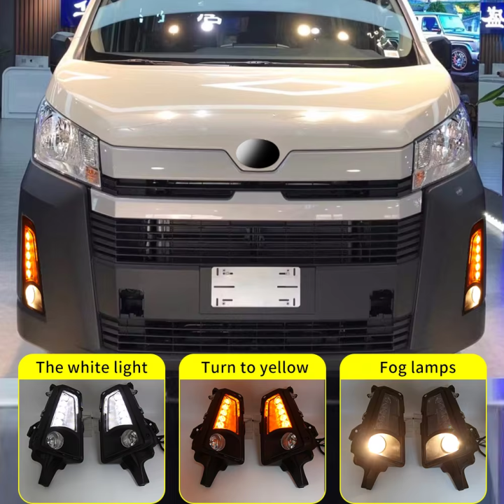 Hiace Foglamp GL/Commuter Deluxe 2019-2023 Foglamp Foglight Cover with ...